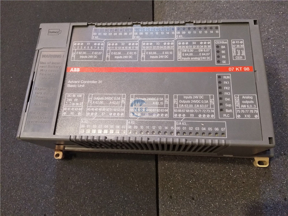 ABB 07KT98 GJR5253100R0278 AC31 PLCs and previous series Basic Module ...