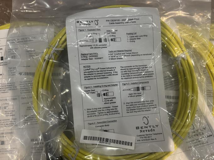 Bently Nevada CB2W100-AAA Cable For 2 Wire Transducer Proximity ...