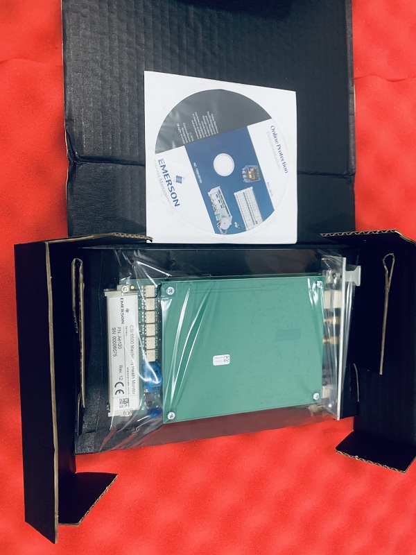 Emerson CSI A6120 Case Seismic Vibration Monitor for CSI 6500 Machinery ...