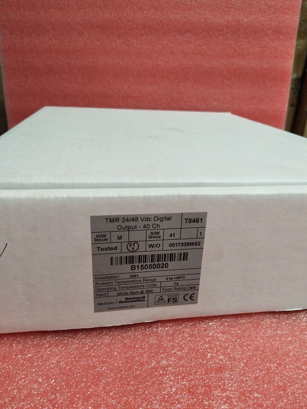 ROCKWELL AUTOMATION ICS Triplex T8461 Trusted TMR 24V DC/48V DC Output ...