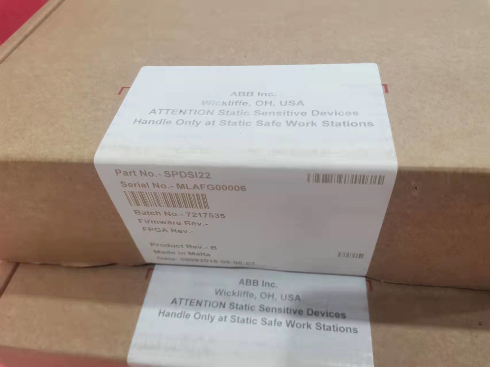 Digital Input Type SPDSI22 ABB Module 100% New And Origin